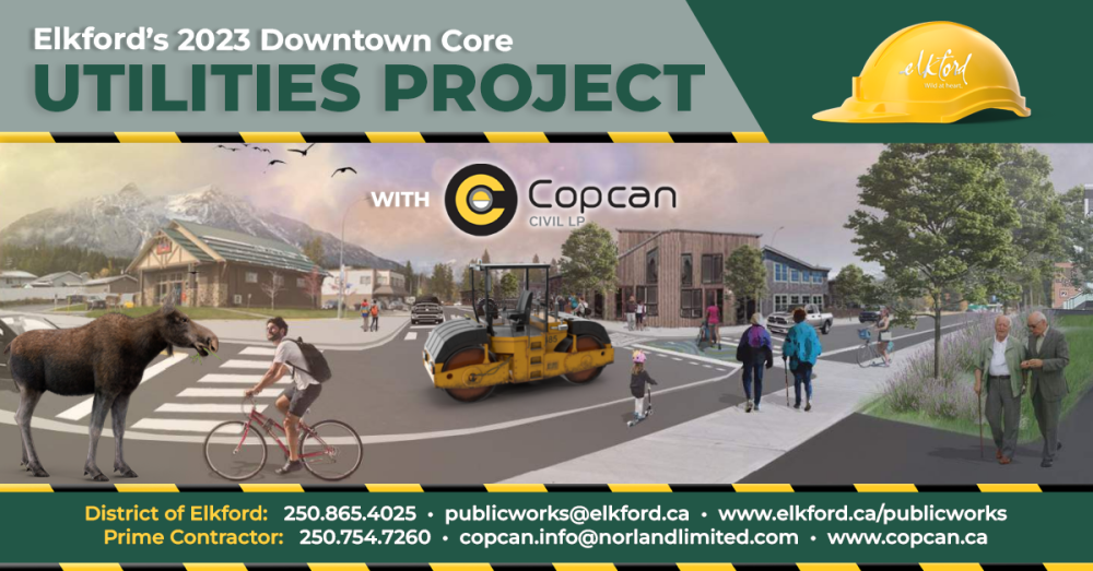 2023 Downtown Core Utilities Project Begins | District of Elkford